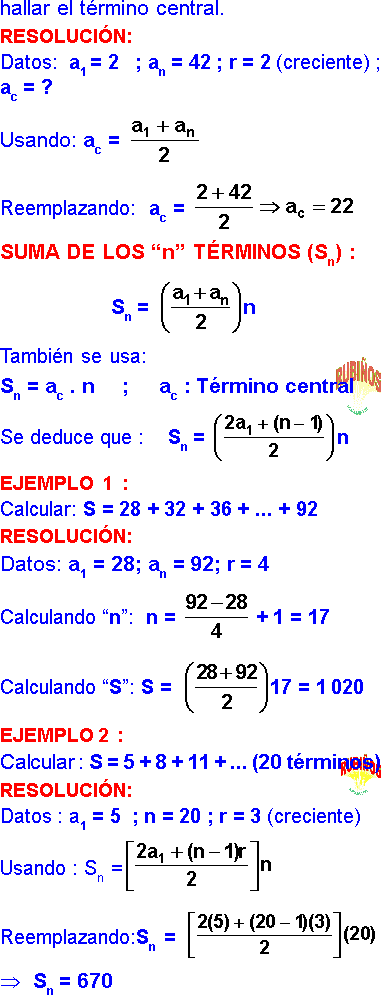 PROGRESIONES ARITMETICAS EJERCICIOS RESUELTOS Y PARA RESOLVER PDF