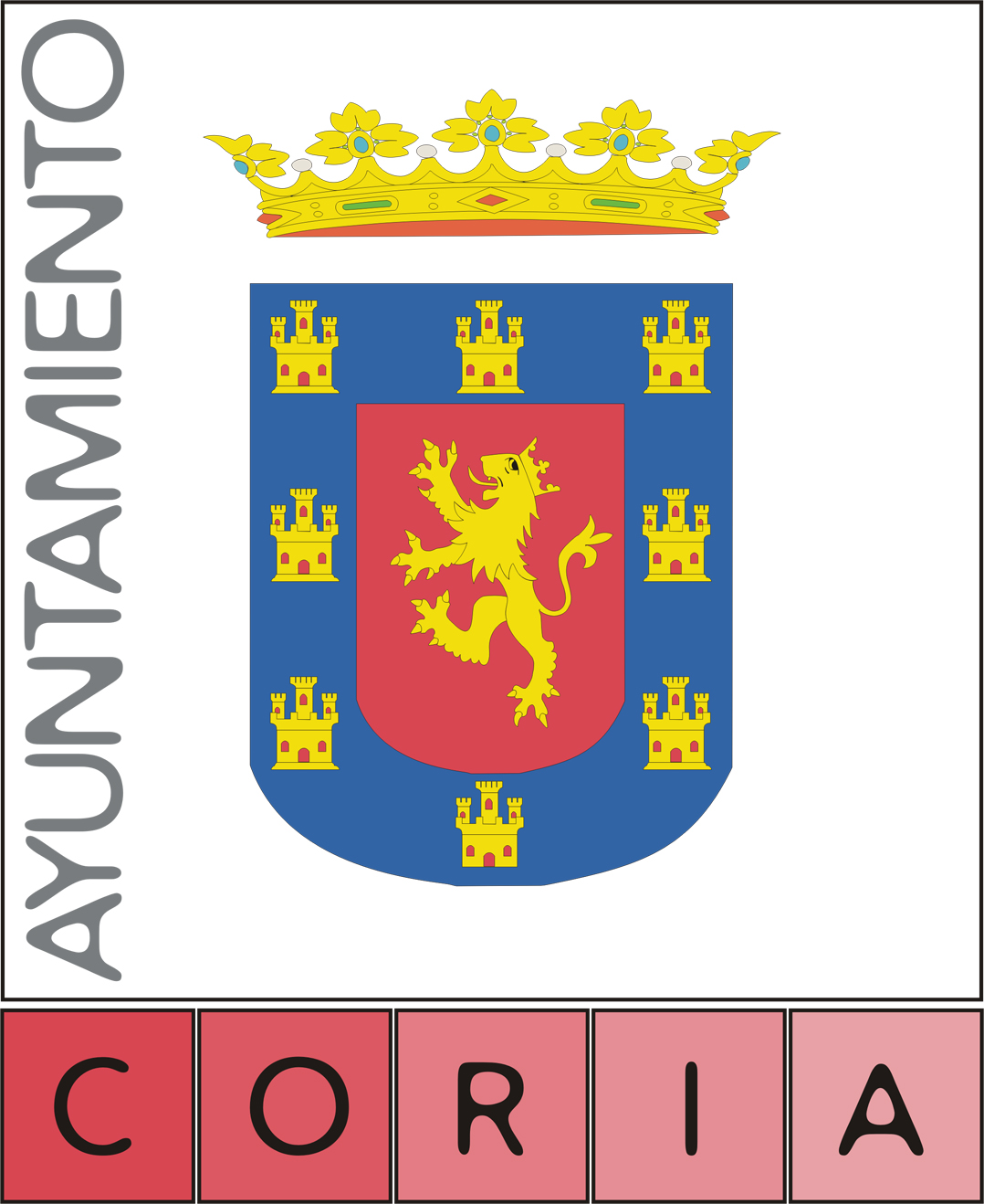 File:Coat of Arms of Coria (Cáceres).svg - Wikimedia Commons