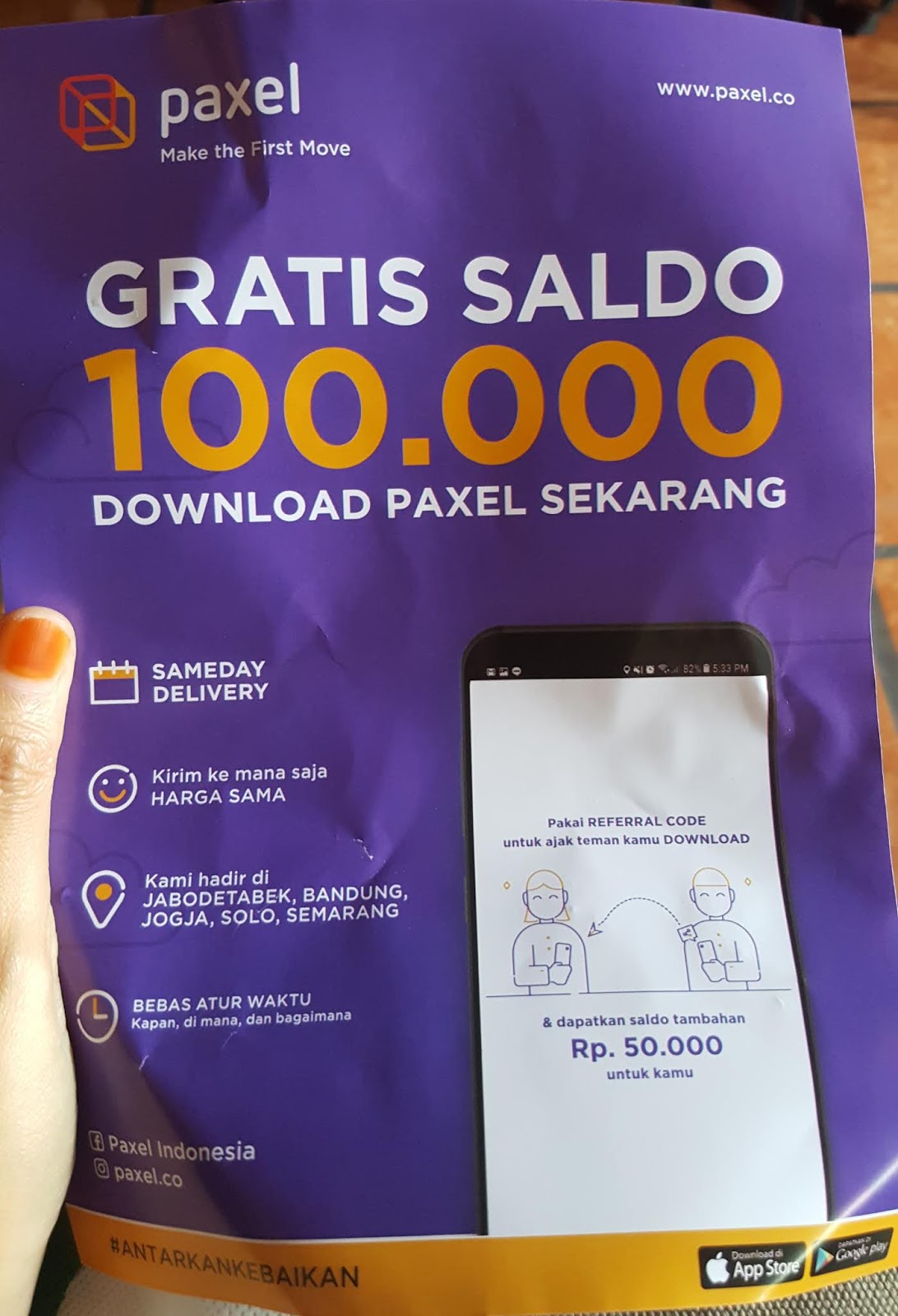 Paxel, Antarkan Kebaikan di Setiap Pengiriman - Seni Mendidik Anak