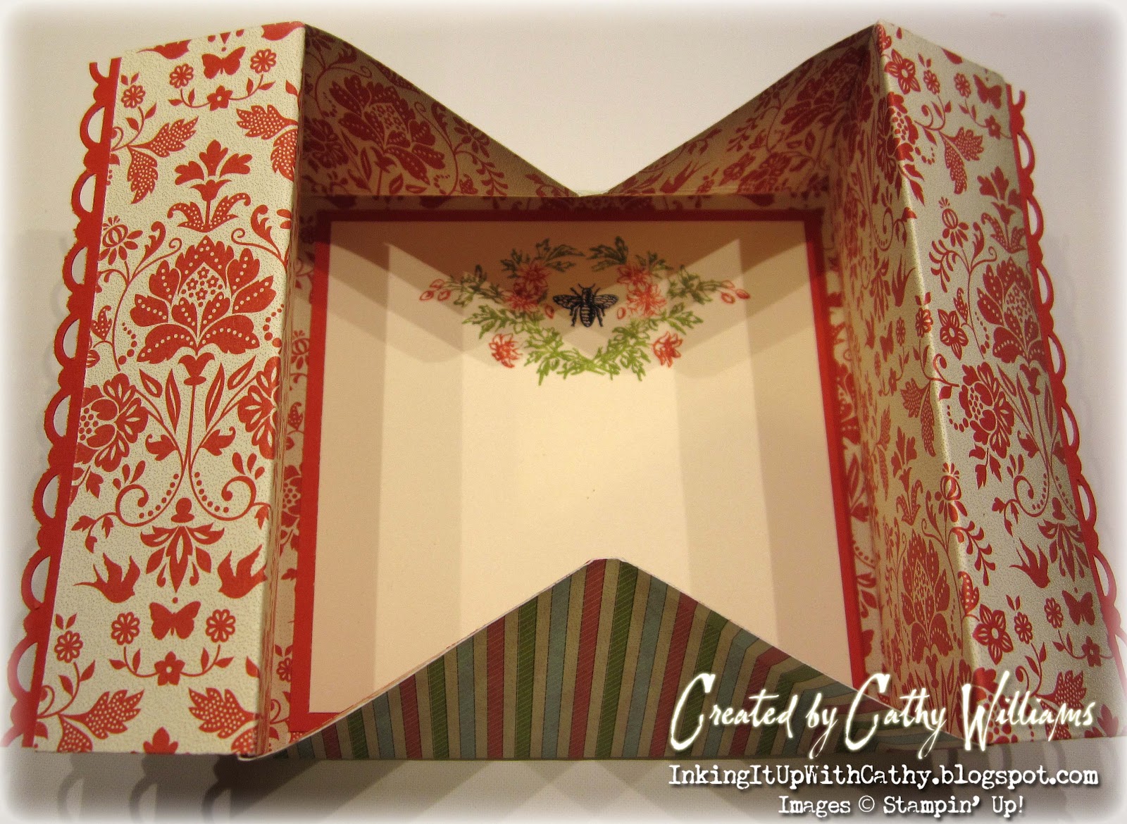Inking It Up With Cathy: Technique Tuesday - Box Fold Card....