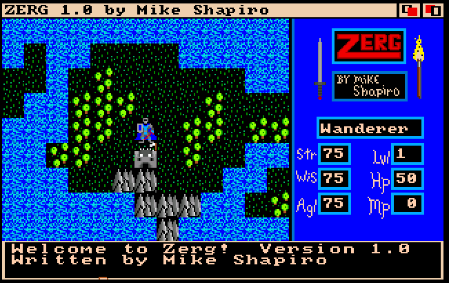 The CRPG Addict: Game 314: Zerg (1989)