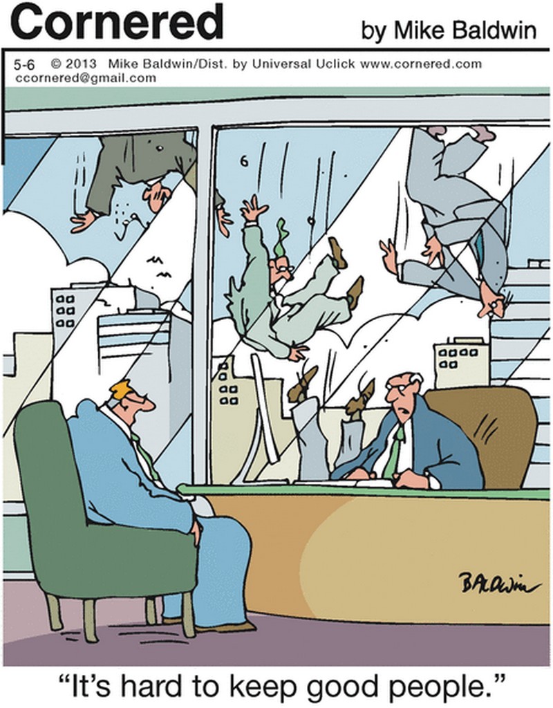 Chuck's Fun Page 2: Seven "Cornered" cartoons