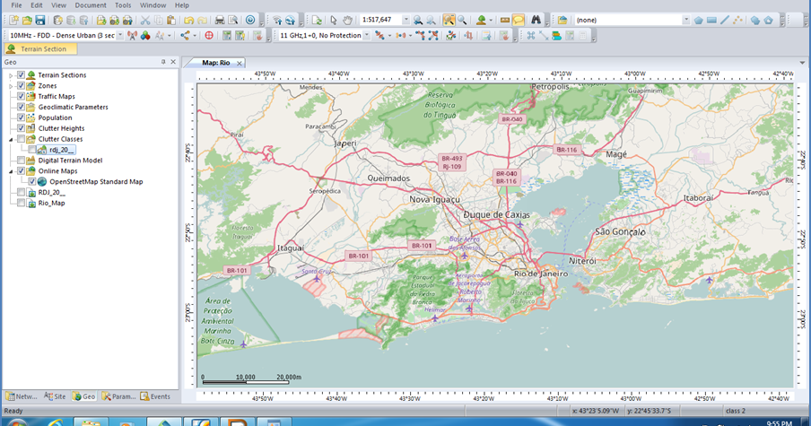 Clutter Map For RF Planning Tools