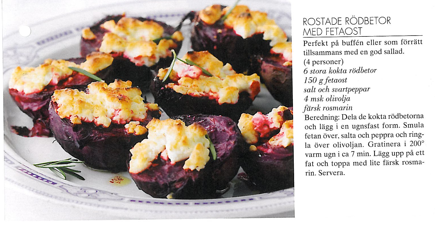 MÅNSSONs KOKBOK: Rostade rödbetor med fetaost