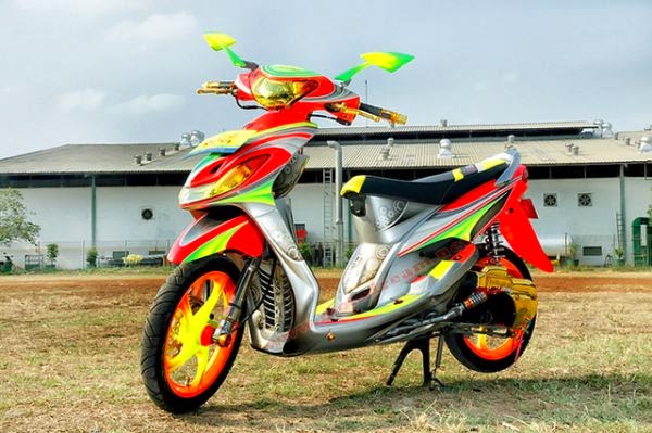 Modifikasi Motor Airbrush Mio - Variasi Motor Mobil Terbaru