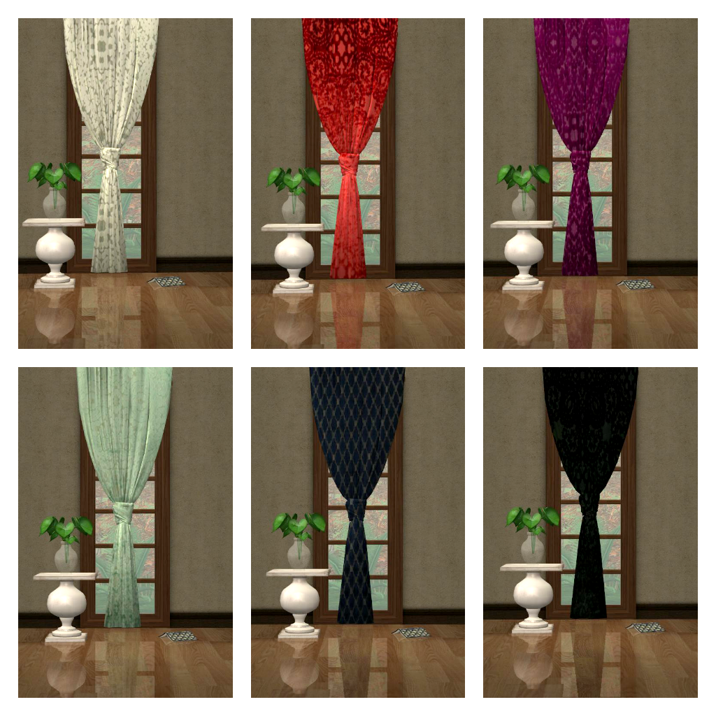 Sims 2 Creations by Tara: Chairs and Curtains