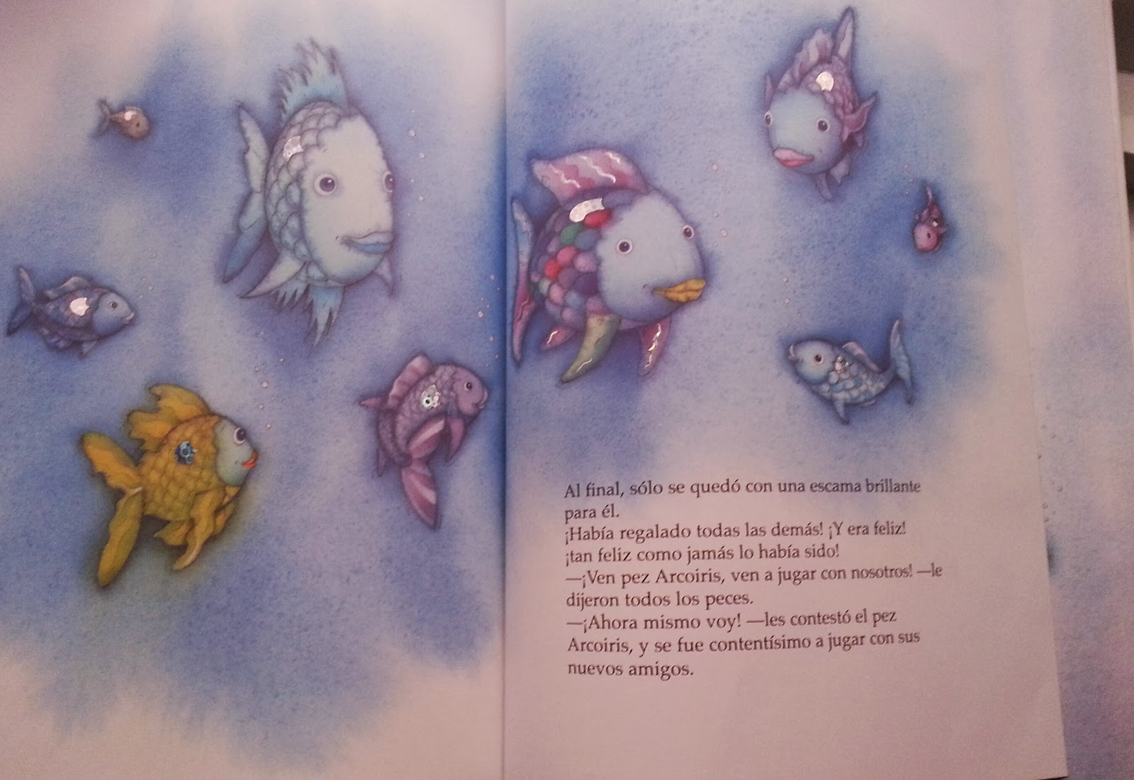 cuentos y más cuentos: TALLERES DE CUENTOS " EL PEZ ARCOIRIS"