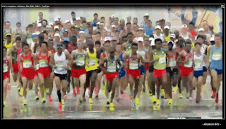 Animasi Bergerak Gif: Marathon Animated - Gif