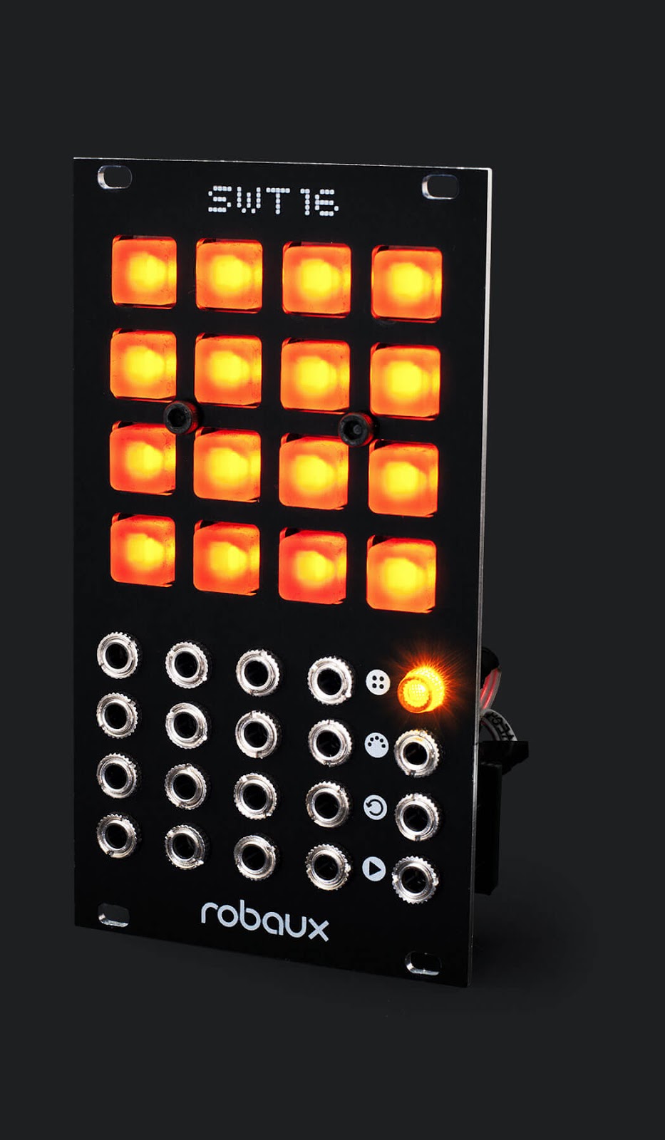 MATRIXSYNTH: New Robaux SWT16 Eurorack Grid Sequencer, SRL 12 MIDI to Trigger Interface, & Bombmult