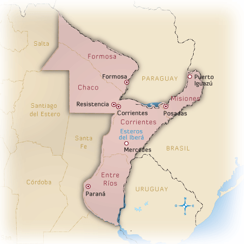 Esquema Del Mapa De Los Estados Del Noreste
