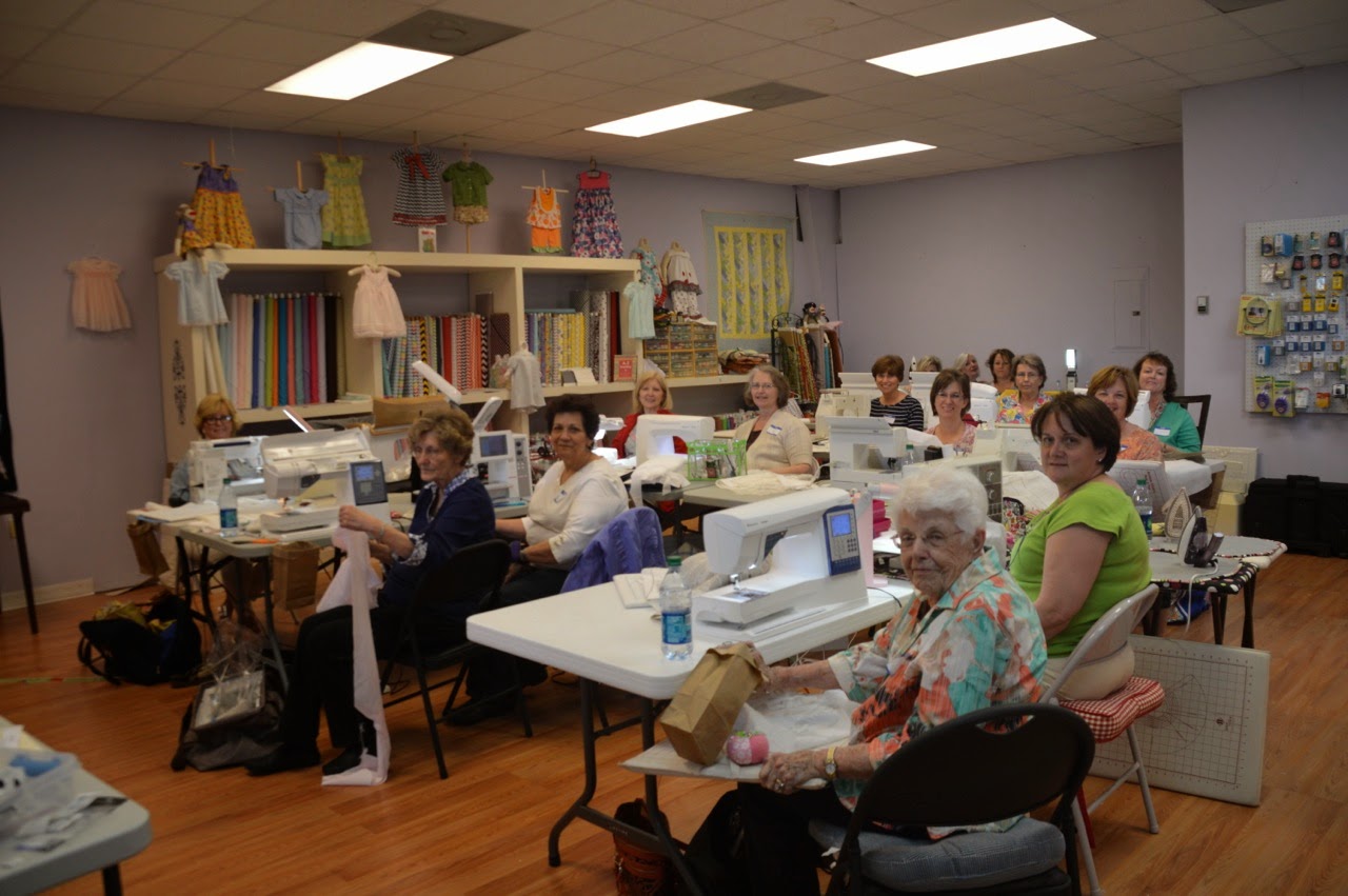The Old Fashioned Baby Sewing Room: Teaching at Sew With Me.