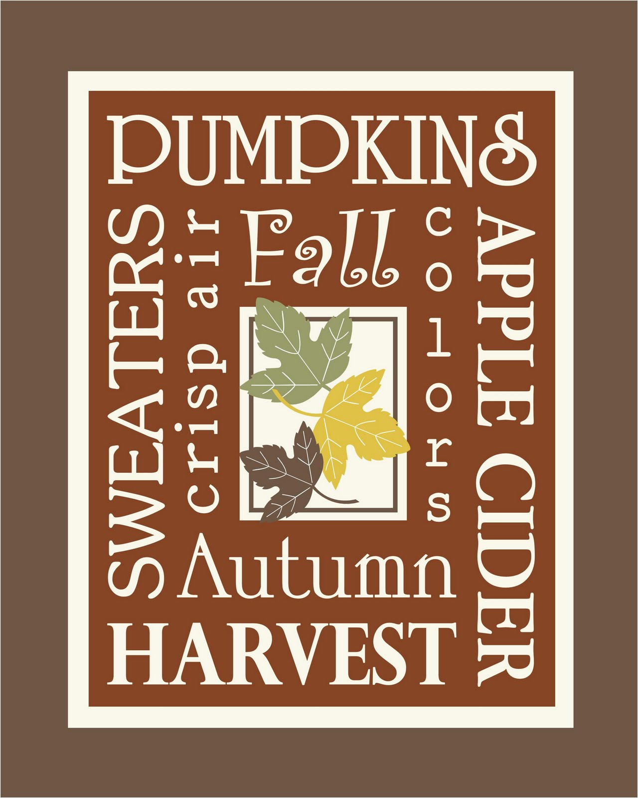 Today's Fabulous Finds: Fall Subway Art Prints