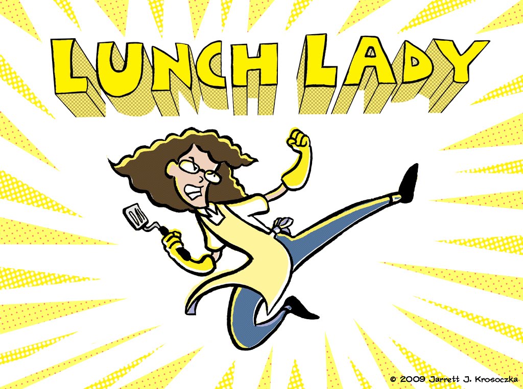 Graphic Novel Resources: Lunch Lady, Volumes 3-8