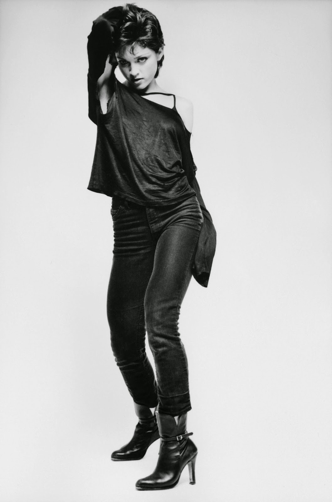 An Unknown Called Madonna: Fascinating Black and White Photoshoots of ...