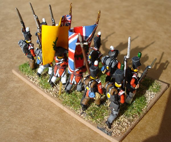 Napoleonic miniatures museum : British 6th Line Regiment 1st Warwickshire