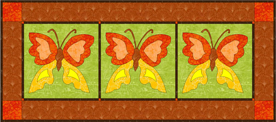 Patchwork en Casa - Patchwork with Love: Bloque de la Semana: Aplicación de Mariposa