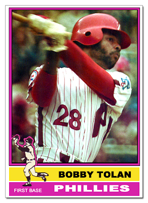 Dick Allen Hall of Fame: 1976 Topps Bobby Tolan