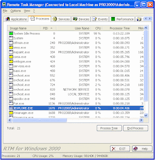 Remote Task Manager (RTM) 3 Full Version