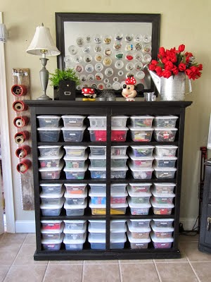 Erika's Chiquis: Sewing Room Storage Ideas