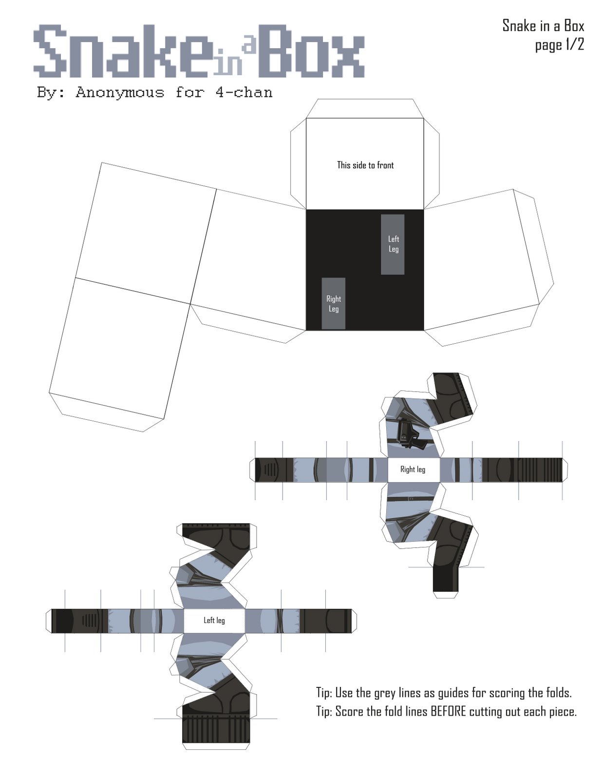 PaperCraft: Figuras de Metal Gear Solid