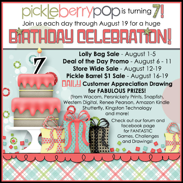 SARAHH GRAPHICS: PBP Birthday party and a lot of new goodies!