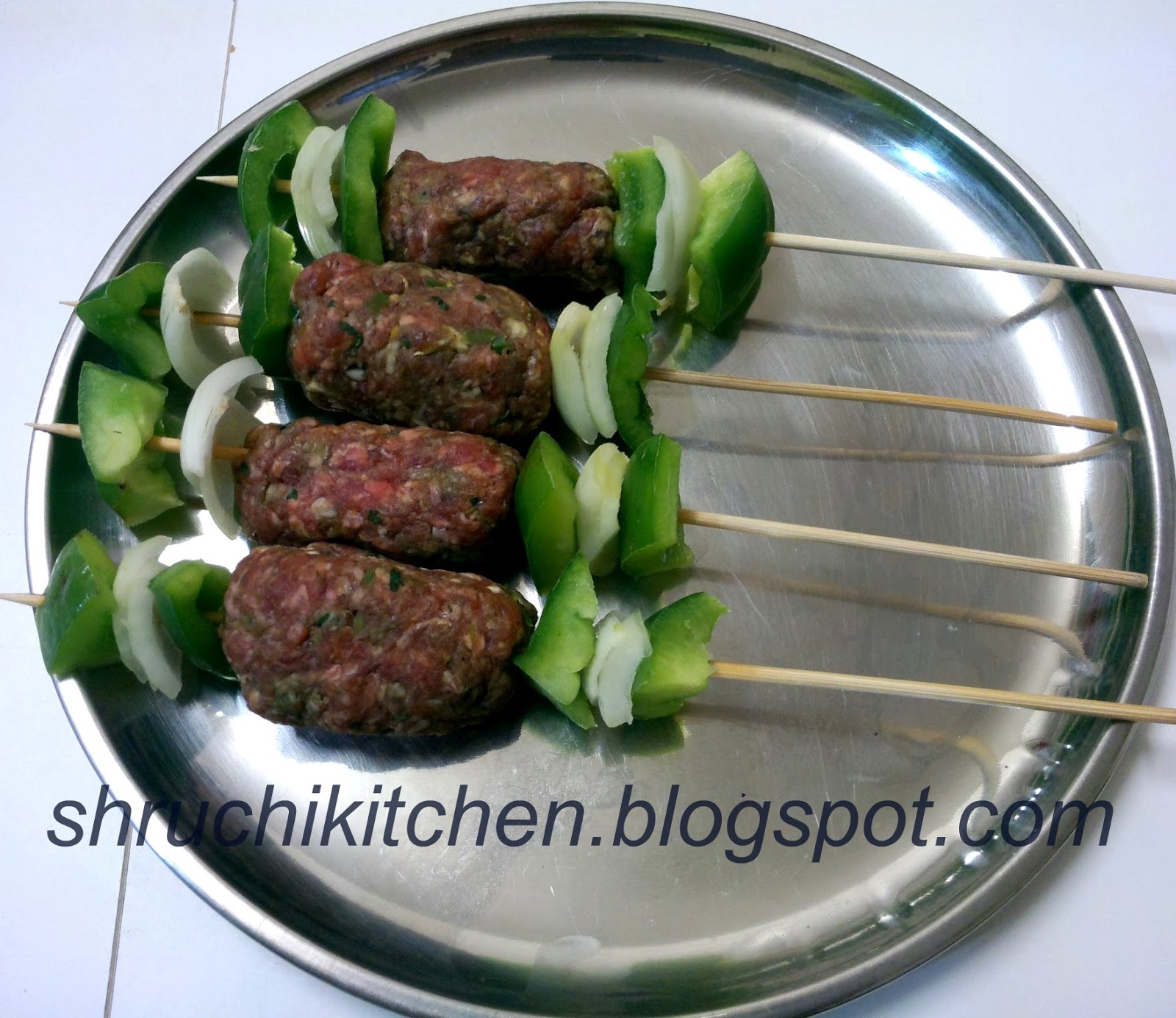 Shruchi Kitchen: Beef Sheek Kabab