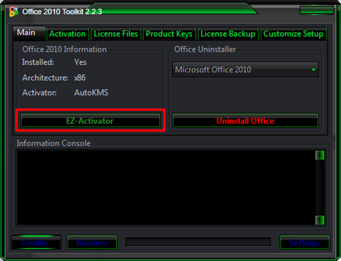 Aktivator Microsoft Office 2010