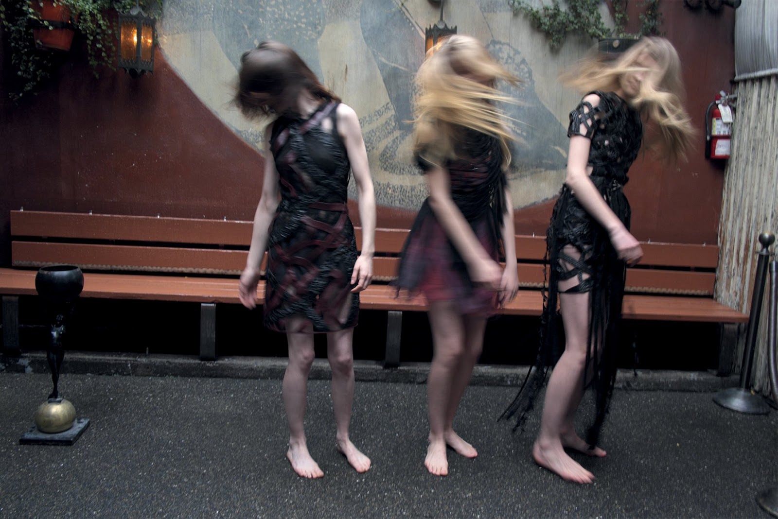 rodarte: ondria hardin, dorte limkilde and carrie-anne burton by nan ...