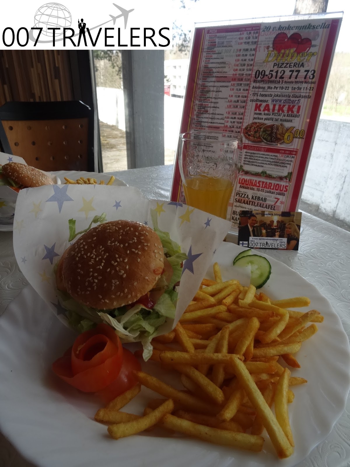 007 TRAVELERS: 007 Food: 007 Bond burger