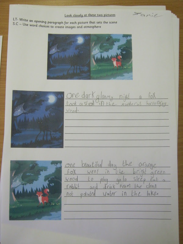 Year 4 blog: Descriptive writing