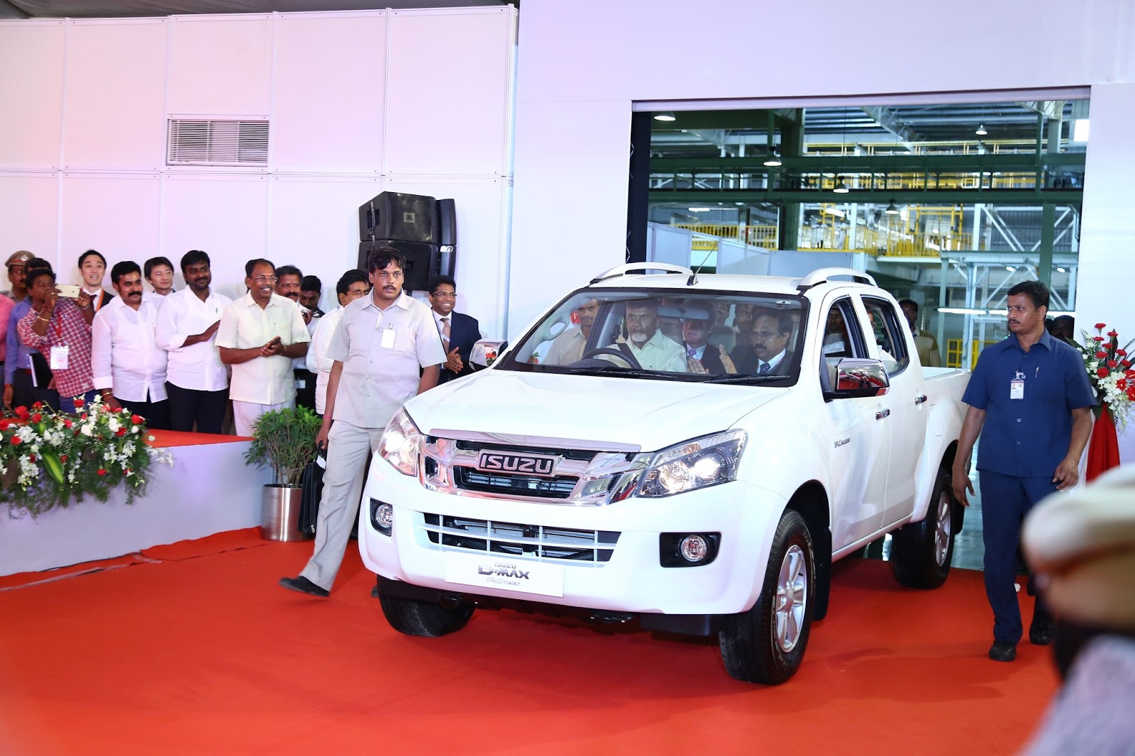 First Made In India Isuzu D-Max Pickup Rolls Out In SriCity - MotorZest