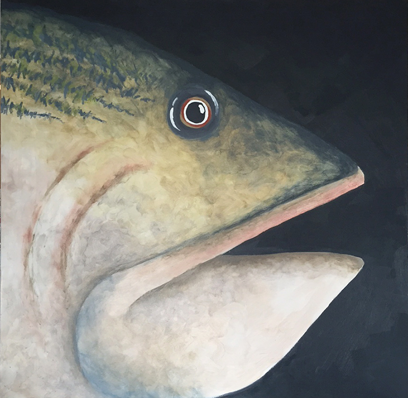KJF DESIGN Fine Art: Big Fish Painting