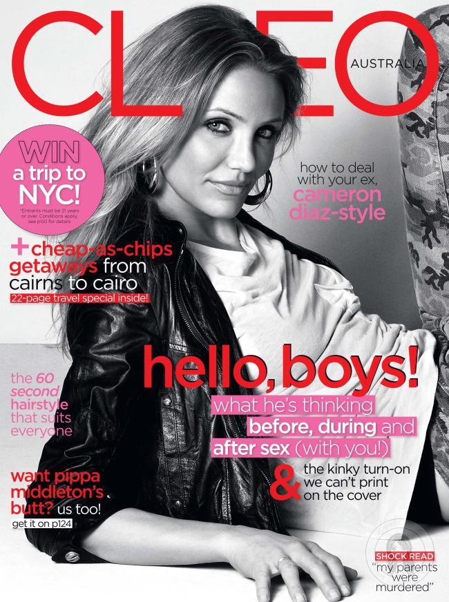 Smartologie: Cameron Diaz For Australian Cleo Magazine August 2011
