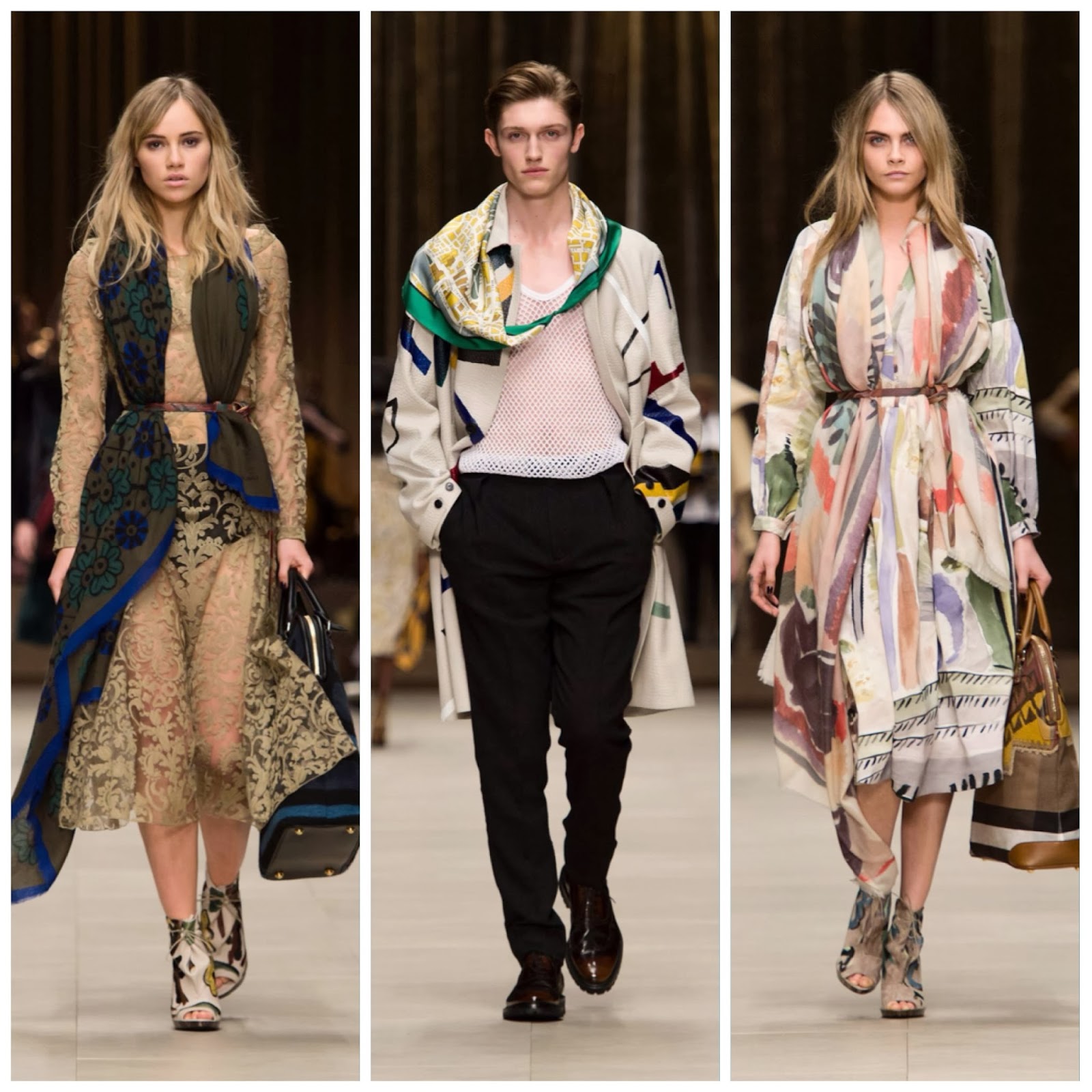 Timotej Letonja: Burberry AW14 show at London Fashion Week