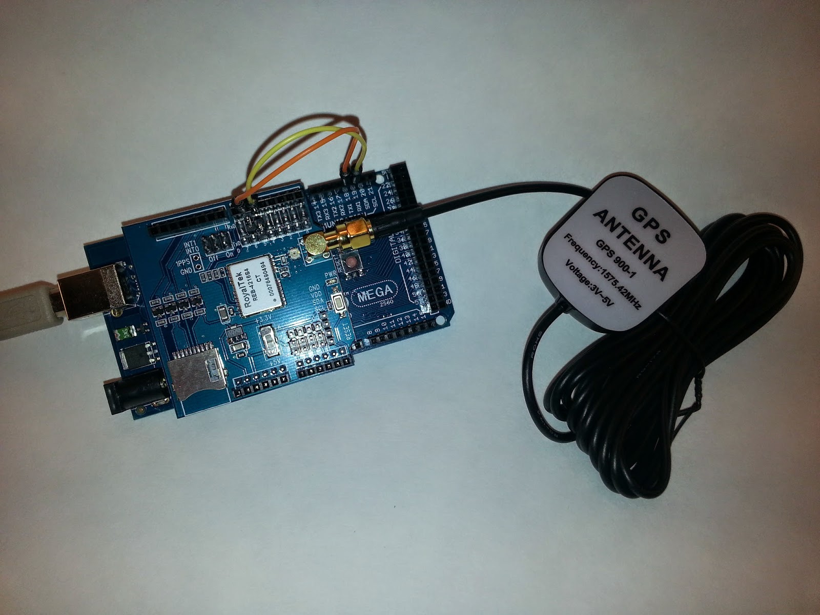 Internet of Things: GPS Location Sensing with the Arduino Mega