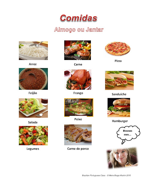 Débora Gerbase - Português para estrangeiros: Vocabulário de comida e ...