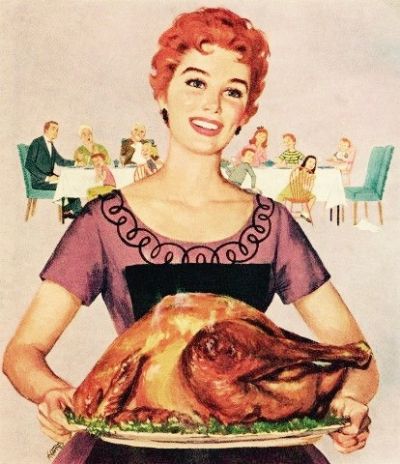 My Paisley World: A (Vintage) Thanksgiving Turkey Dinner