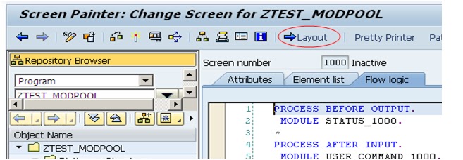 SAP Blogs: Step by Step Module pool program