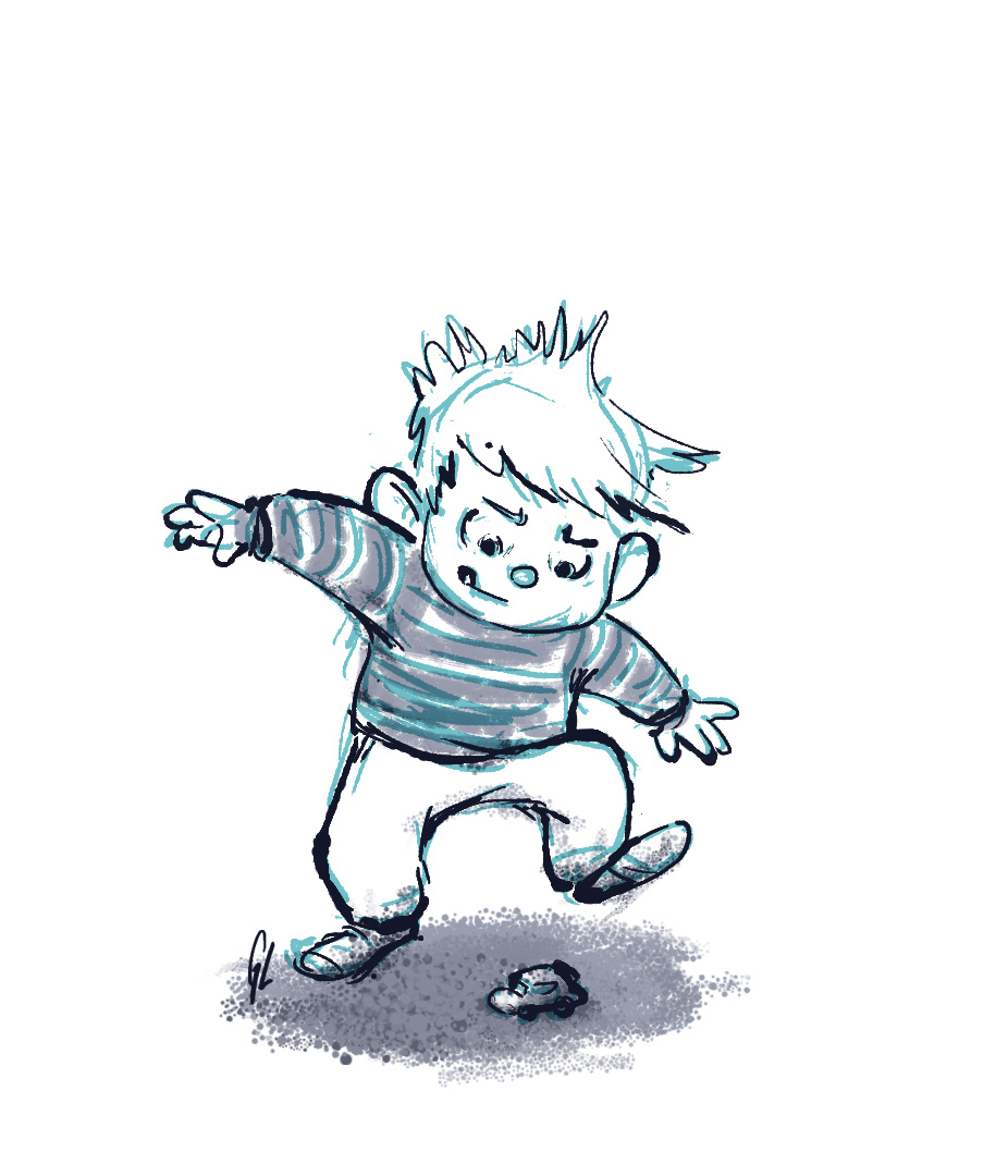 Gabe Lin Sketchblog: Daily Sketch 5 - Stomp Stomp!