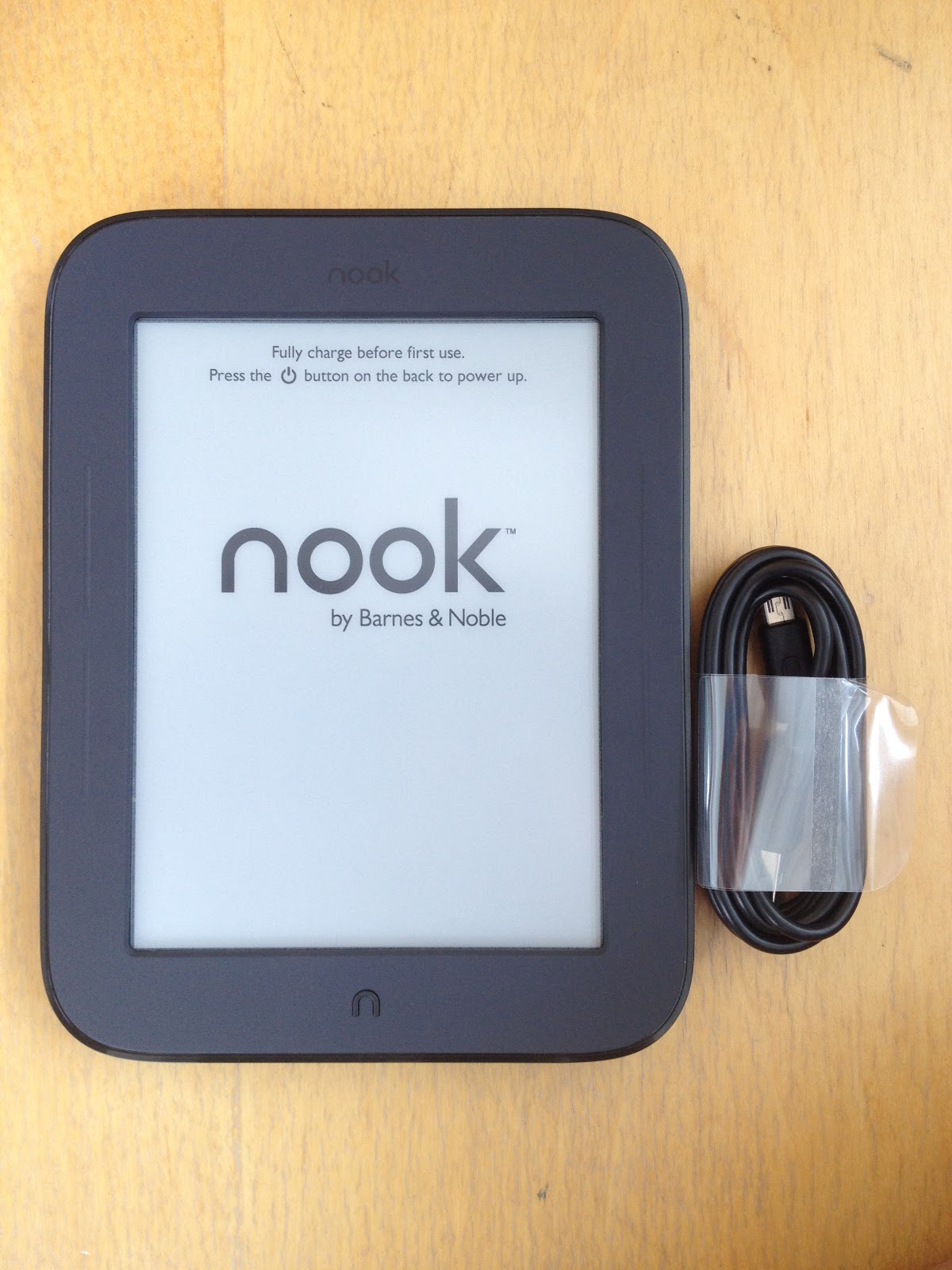 bookie-muncher.: Getting a Nook Simple Touch: Part 2!!