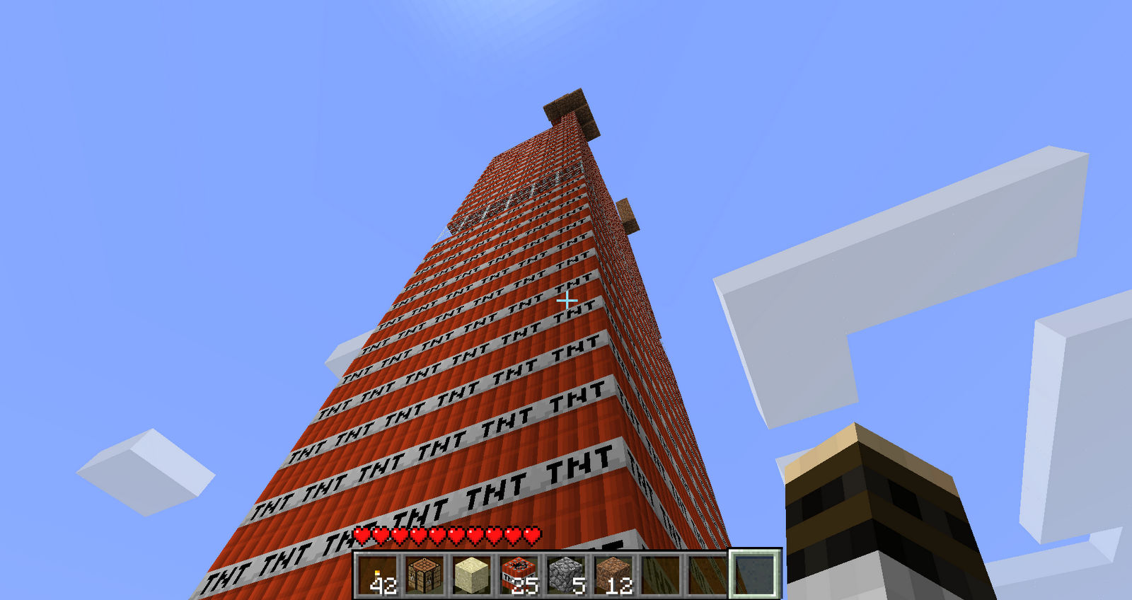 Kegan's Minecraft Blog: Tower of TNT