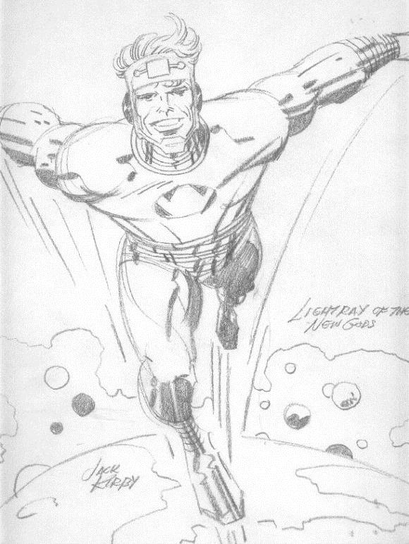 Cap'n's Comics: Lightray by Jack Kirby