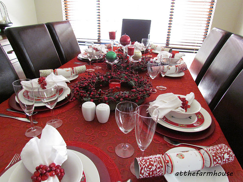 atthefarmhouse: Christmas Lunch table