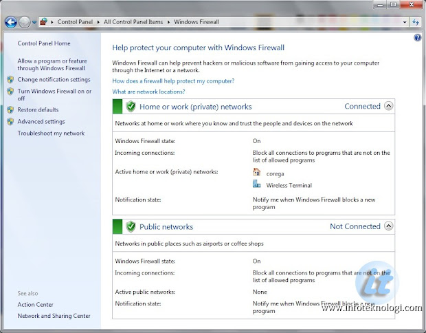 Cara Setting Firewall di Windows Client ~ It's Show Time