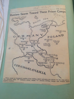 Margot McMahon: Uncle Frank Heekin's Stalag map locations 1944-45 WWII