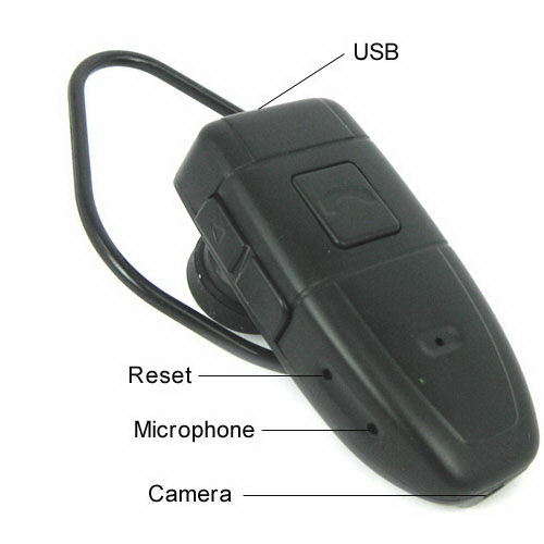 4GB Practical Mini Spy Camera with Multifunctions - Earphone Shaped ...