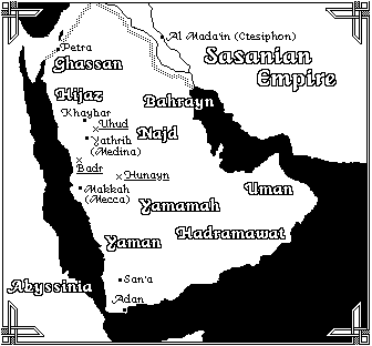 7th Century Maps of Arabia - Time of Nabi صلي الله عليه وسلّم | Tasheel ...