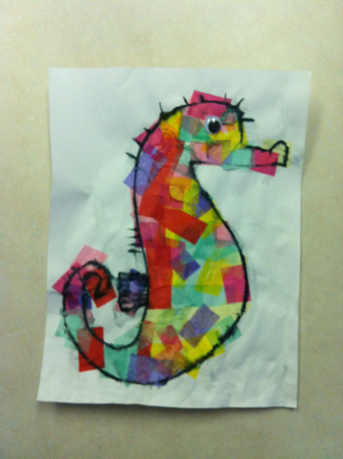 Handmade by CJ: Mister Seahorse Craft