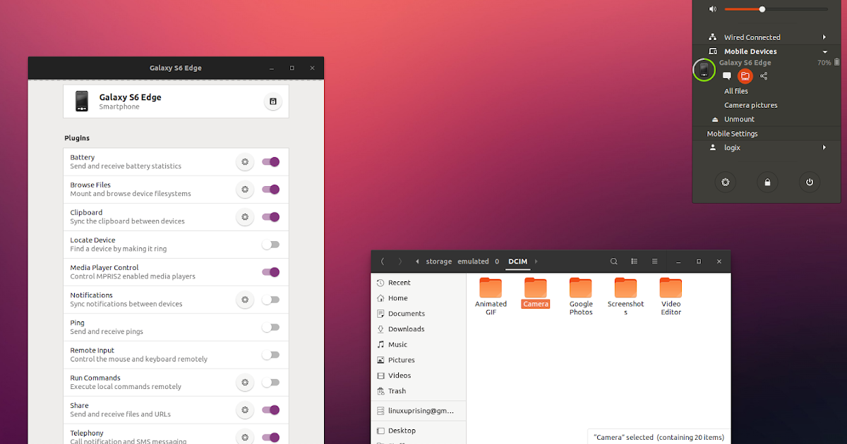 Gnome Shell Android Integration Extension GSConnect V12 Released ...