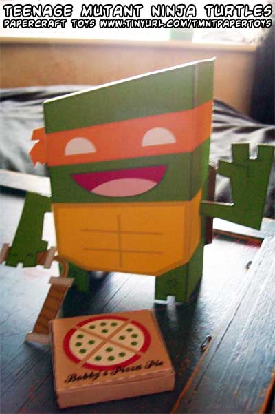 Paper Toy - TMNT Set - Papercraft4u | Free Papercrafts, Paper Toys ...
